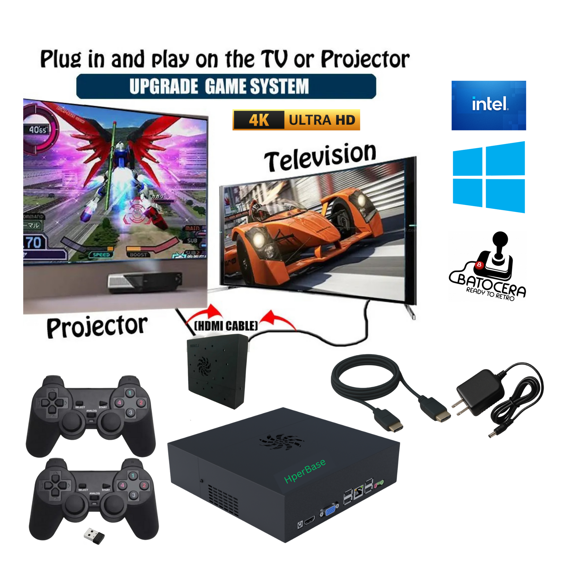 HyperBase™ Retro Series | 100,000 Preloaded Games | 80+ Systems: PS3, – Trend Treks